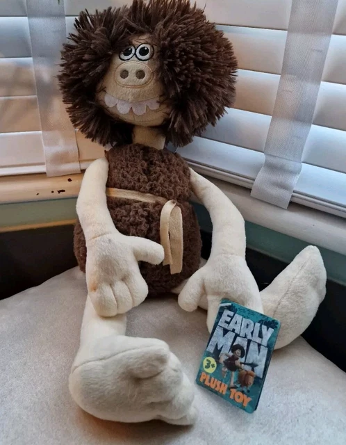 EARLY MAN DUG 2017 Plush Prehistoric Cave Man Bandai Namco New With Tag ...