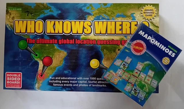 &WHO KNOWS WHERE?& The Global Location Guessing Game + "Mapominoes ...