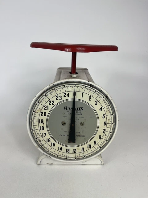 VINTAGE HANSON MODEL 2000 Utility Scale 25 lb Capacity Made in USA £17. ...