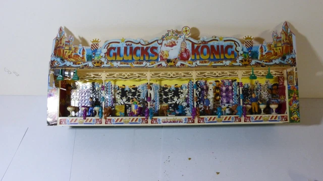 FALLER ODER NONAME,BUDE/STAND ,Rummel Kirmes H0, Glückskönig, aus ...