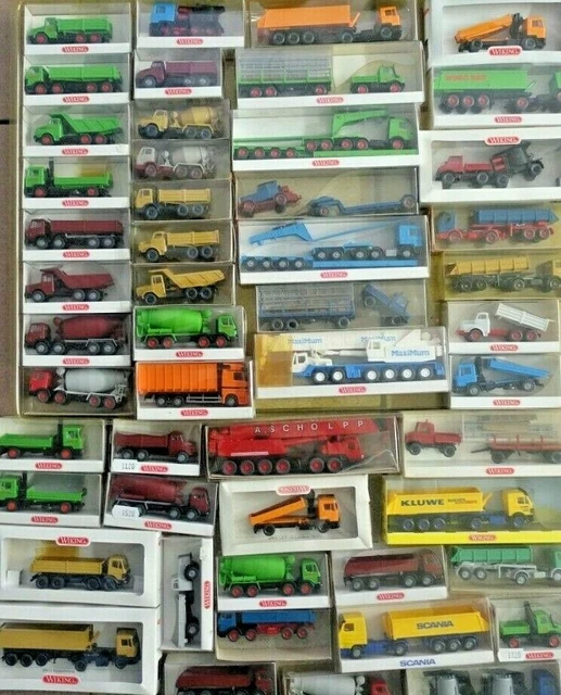 WIKING MERCEDES MAN Magirus Unimog benne basculante bétonnière ...