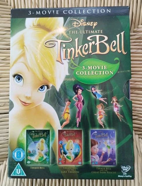 DISNEY TINKER BELL 3-Movie Collection DVDs Family Film Animation Certificate U £4.87 - PicClick UK