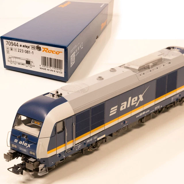 ROCO H0 70944 Diesellokomotive ER20 BR 223 081 Alex Epoche VI mit Sound ...