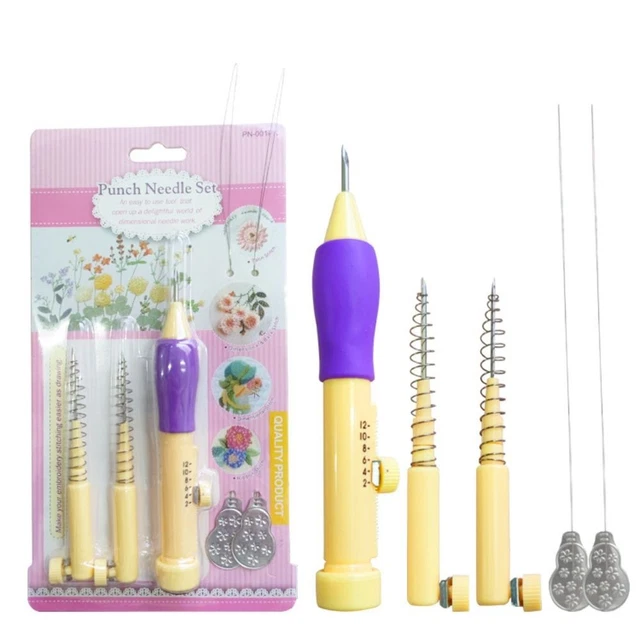 POKING CROSS STITCH Tools Embroidery Punch Needle Kit $15.15 - PicClick AU