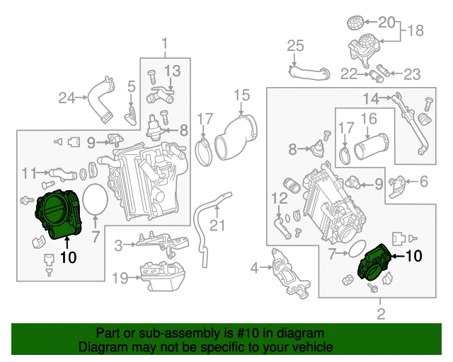 NEW MERCEDES-BENZ C Amg Class Turbocharger Wastegate Actuator ...