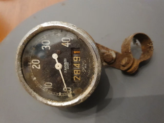 VINTAGE AUTOCYCLE SMITHS Magnetic Speedometer X44508/20 2000 - 40 MPH £ ...
