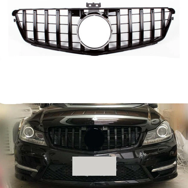 GRILLE PARE-CHOCS AVANT pour Mercedes Benz W204 2008-2014 GT R C180 ...