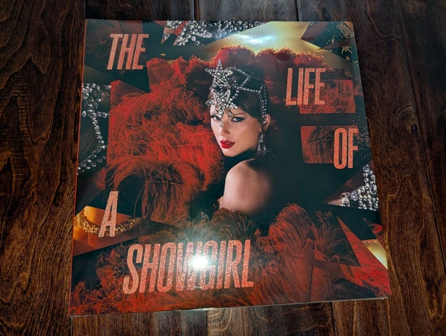 TAYLOR SWIFT LIFE Of A Showgirl Red Lipstick/Lace Transparent Vinyl ...