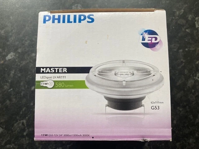 PHILIPS MASTER LEDSPOTLV D G53 AR111 11 W 580 lm 24D - 930 EUR 11,65 ...