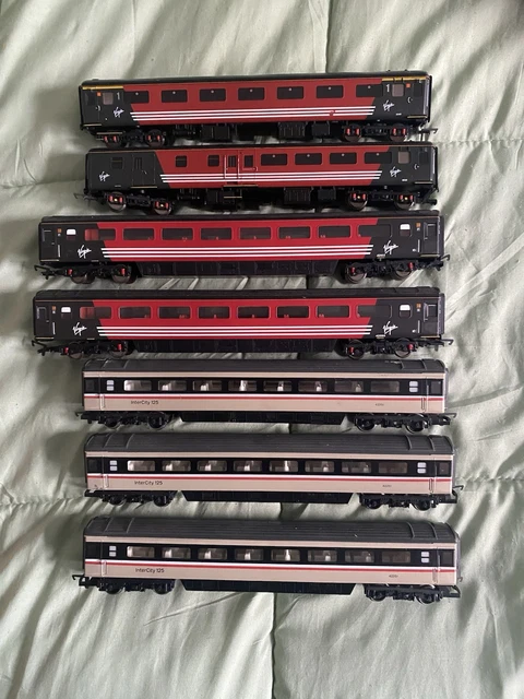 OO GAUGE CARRIAGE Job Lot Virgin and Intercity Passenger Cars Hornby £ ...