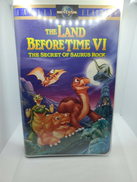 THE LAND BEFORE Time VI: The Secret of Saurus Rock (VHS, 1998 ...