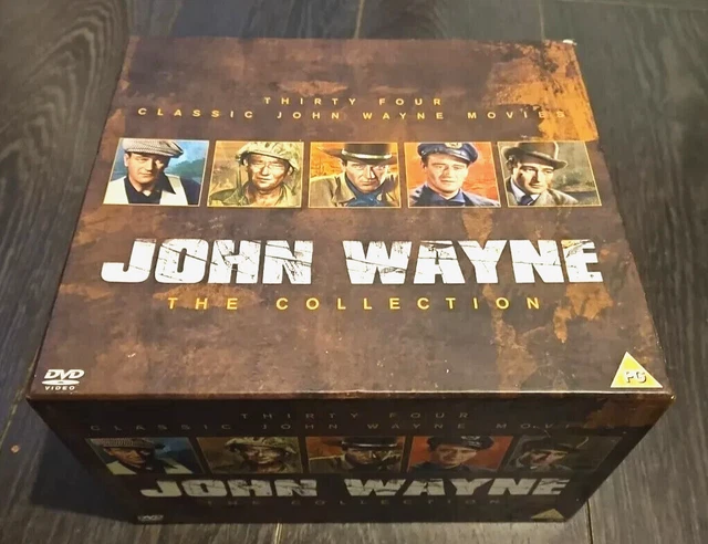 JOHN WAYNE THE Collection * 34 CLASSIC MOVIES * Dvd box set £33.99 ...