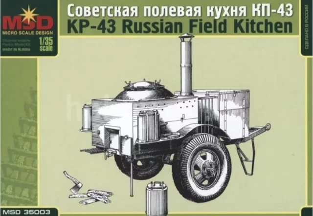 MW22 MICRO SCALE Msd35003 Russian Field Kitchen./ 1/35 Zubehör EUR 13 ...