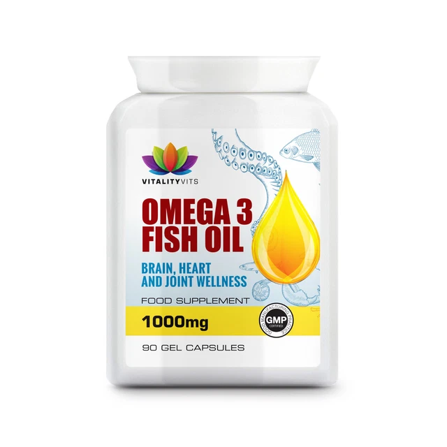 OMEGA 3 FISH Oil 1000mg Premium Softgels - EPA 330mg DHA 220mg Double Strength £5.99 - PicClick UK