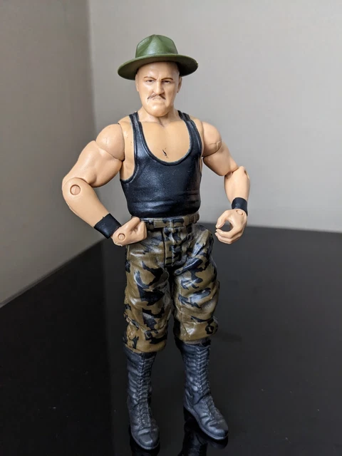 WWE WWF SGT. Slaughter Sergeant Mattel Wrestling Action Figure Basic ...