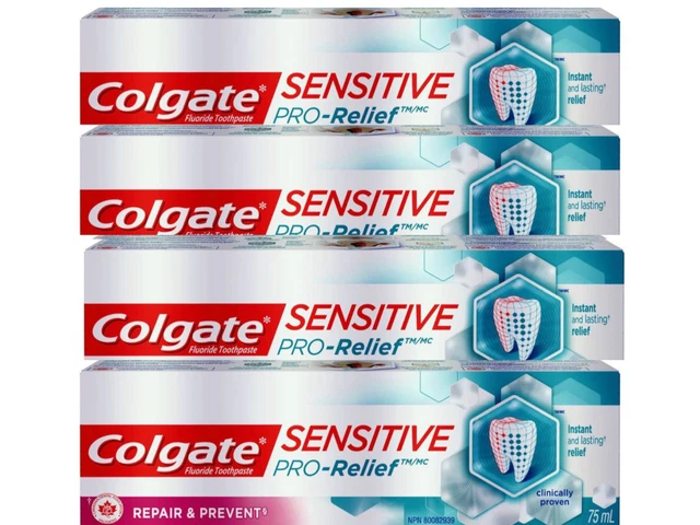 COLGATE SENSITIVE PRO-RELIEF Repair & Prevent Toothpaste (75 mL) - Pack ...