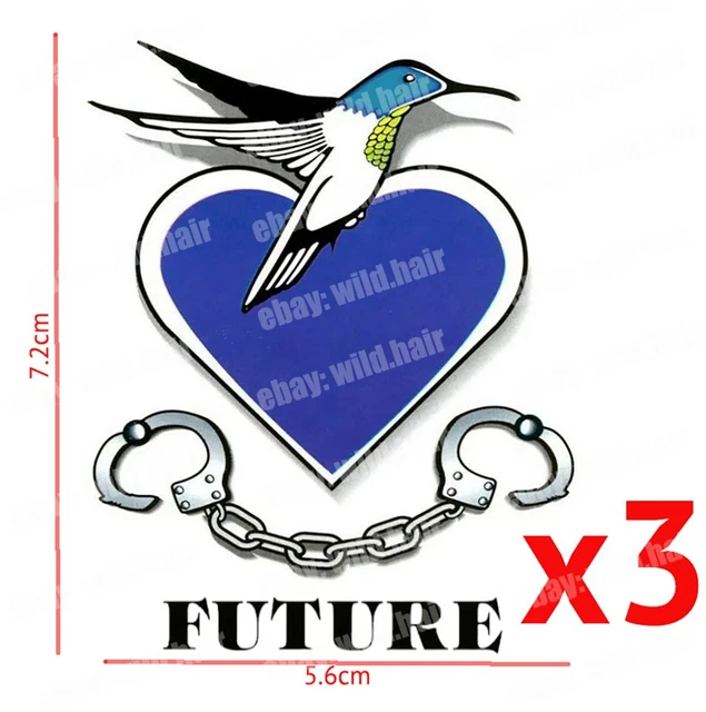 LEONARD COHEN COLIBRI Heart rescue menotte Future logo autocollant PVC ...