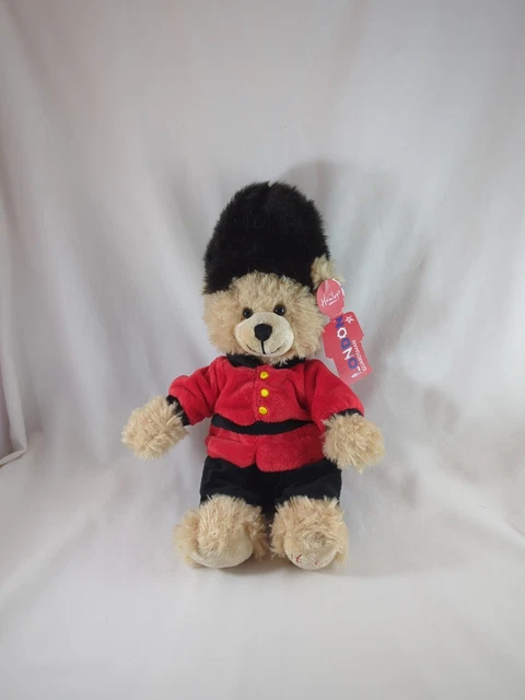 HAMLEYS BUCKINGHAM PALACE King's Queen Guard Marching Plush Soft Toy ...