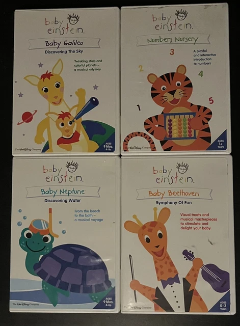 WALT DISNEY BABY Einstein Volume 3 Box Set of 4 DVDs, Family **BUY 2 ...