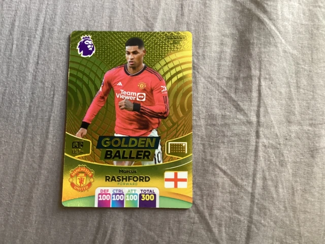 PANINI ADRENALIN 2024 - Marcus Rashford - Golden Baller £2.75 - PicClick UK