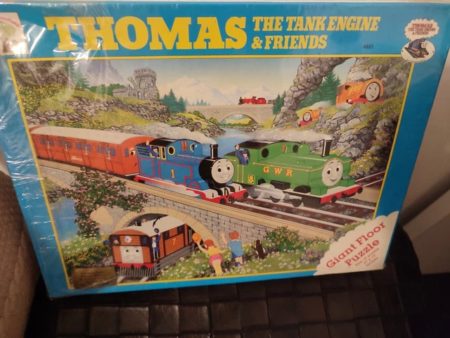 VINTAGE THOMAS THE Tank Engine Giant 26 Chunky Piece Puzzle - Michael ...