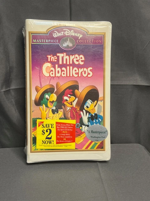 THE THREE CABALLEROS, Walt Disney, Masterpiece Collection (1994, VHS ...