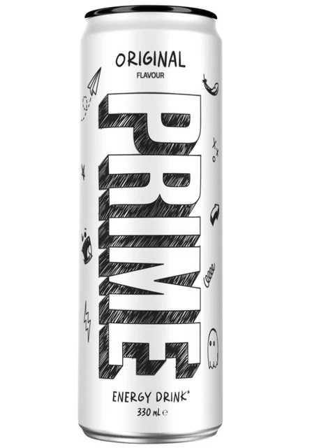 PRIME HYDRATION ORIGINAL Flavour Energy Drink 330ml x 24 Free Delivery ...