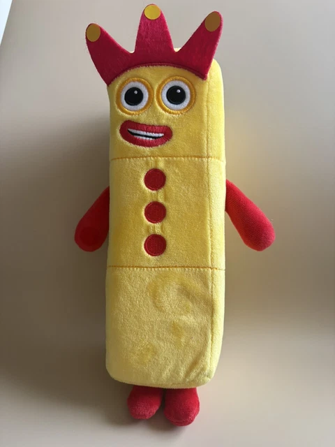 OFFICIAL NUMBERBLOCKS NUMBER Three Plush Pal 12” Yellow Soft Toy ...