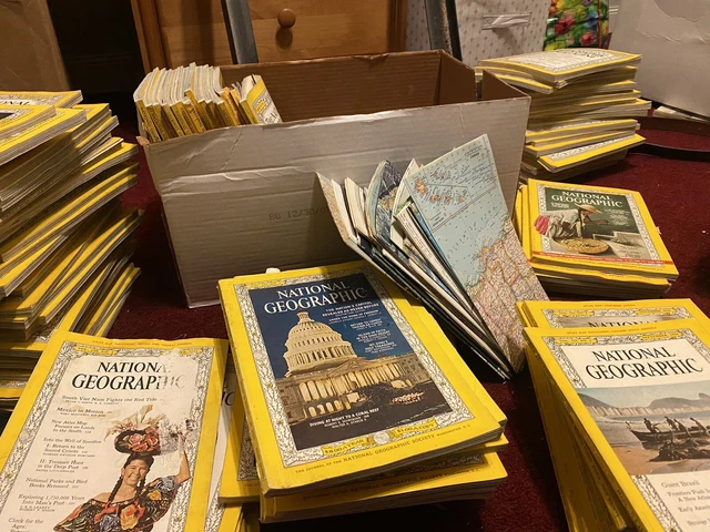 NATIONAL GEOGRAPHIC - 1960s - 1970s 60s 70s Vietnam Asia Old Maps Cold ...