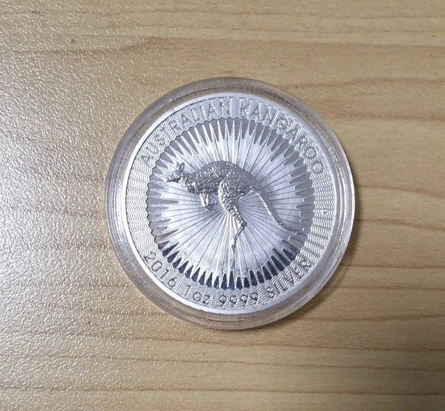 2016 1OZ AUSTRALIAN Kangaroo One Dollar $1 Fine 999 Silver plated coin ...