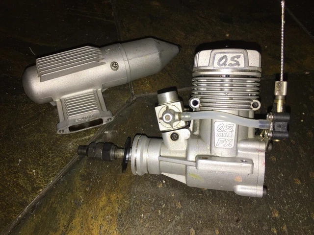 OS MAX FX .91 2 stroke Glow Aircraft Engine w/ muffler $169.00 - PicClick