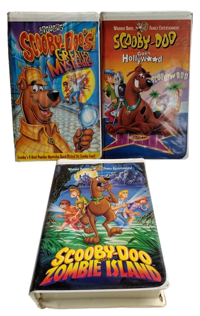 SCOOBY DOO VHS Warner Bros./Cartoon Network 3 Tape Lot £19.96 - PicClick UK