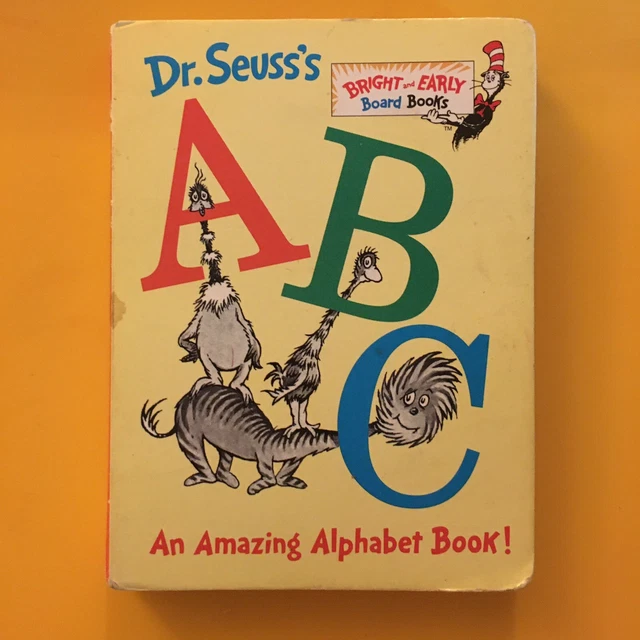DR. SEUSS'S ABC: An Amazing Alphabet Book! - Board book By Dr.Seuss ...