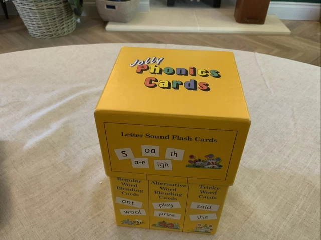 JOLLY PHONICS CARDS Letter Sound Flash Cards Excellent Condition £10.50 ...