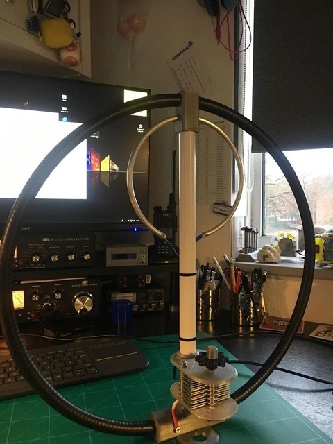 2E0ERO MAGNETIC LOOP Antenna 6 BAND 20 - 17 - 15 - 12 - 11 - 10 METERS ...