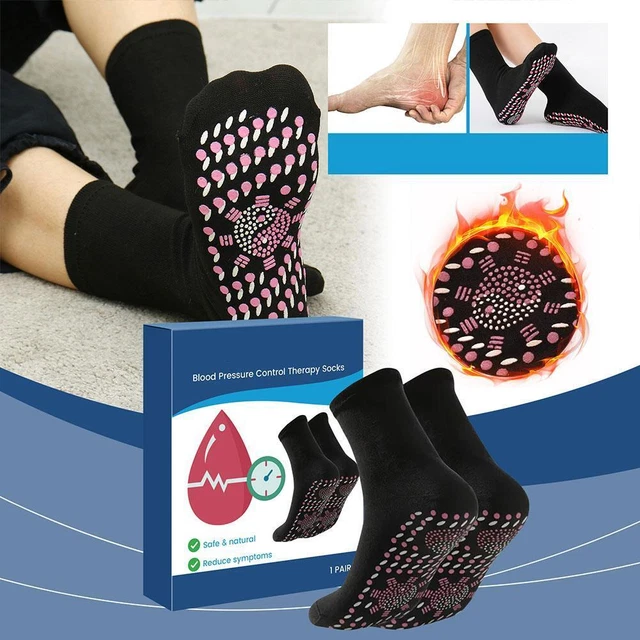 BLOOD PRESSURE RELIEF-NURSING Socks-Soothing Blood Breathable Socks ...