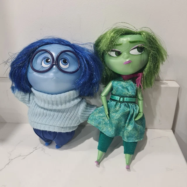 DISNEY PIXAR INSIDE Out Disgust & Sadness Dolls Disney Store £25.67 ...