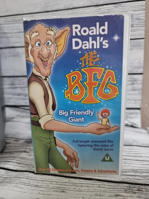 ROALD DAHL'S THE BFG VHS Video Rare PAL TESTED + WORKING Childrens ...