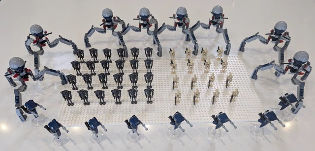 LEGO STAR WARS Clone Droid Army 75372 56xMODEL Super Battle Droid Tri ...