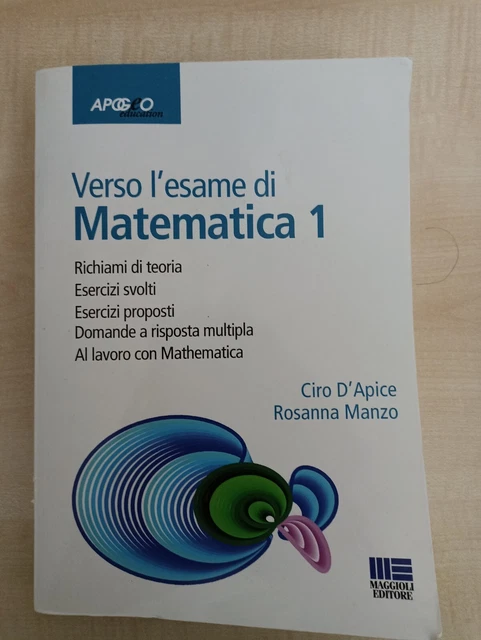 L'ESAME DI ANALISI matematica. 1000 esercizi svolti e commentati EUR 20 ... L'ESAME DI ANALISI matematica. 1000 esercizi svolti e commentati EUR 20 ...