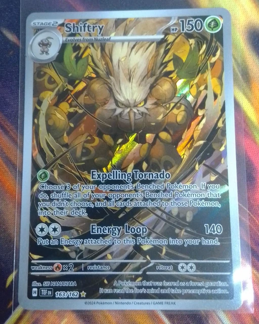 POKEMON TCG SHIFTRY 163/162 Illustration Rare - Temporal Forces $12.00 ...