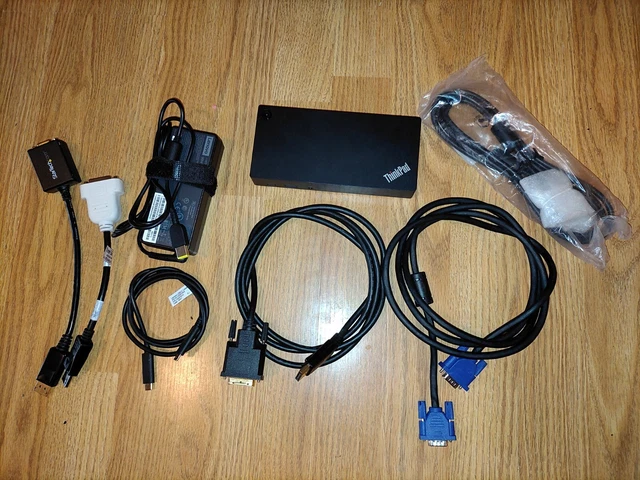 LENOVO THINKPAD DOCK USB-C Gen2 LDC-G2 docking station con cavi monitor ...