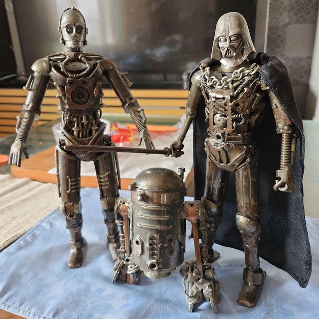 C-3PO DARTH VADER R2-D2 realizzato originariamente con viti a bullone ...