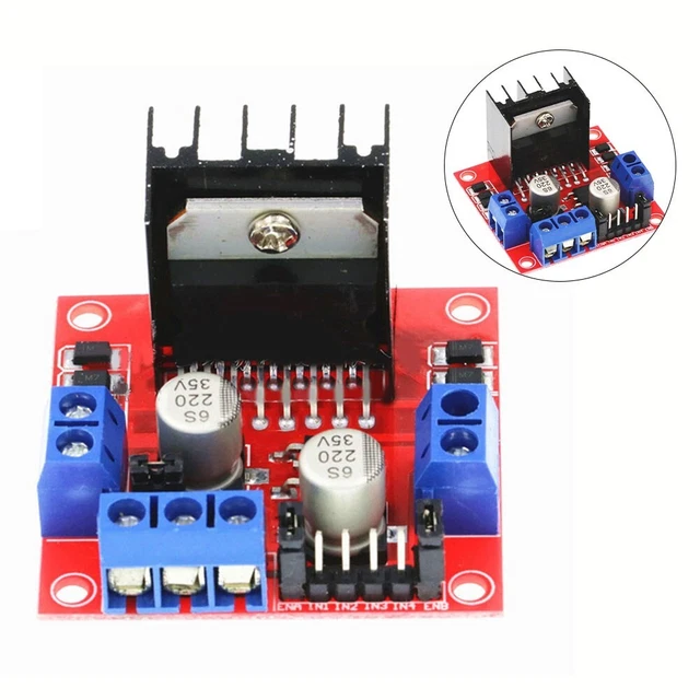 DUAL H BRIDGE Motor Drive Module with L298N Chip Stable and Safe £5.27 ...