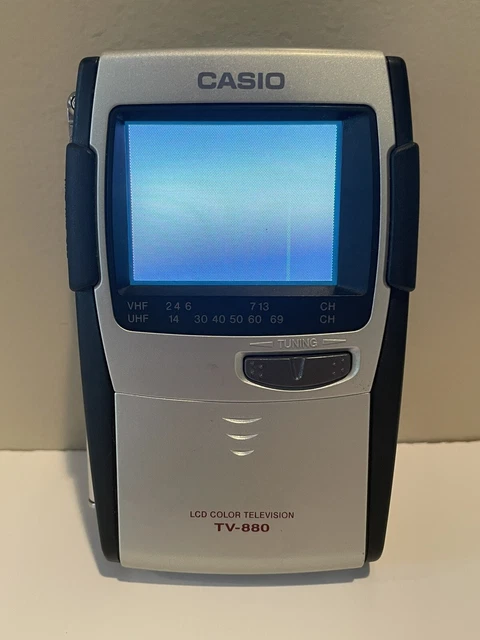CASIO LCD COLOR Television TV-880B Portable Pocket TV / Monitor UHF/VHF £13.42 - PicClick UK