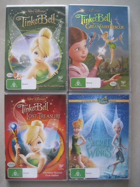 TINKER BELL - 4 Movie Collection (4 DVD Sets), Region 4-VGC/Great-Free ...