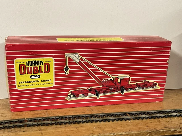 HORNBY DUBLO 4620 OO Gauge Model Railway Breakdown Crane £18.75 ...