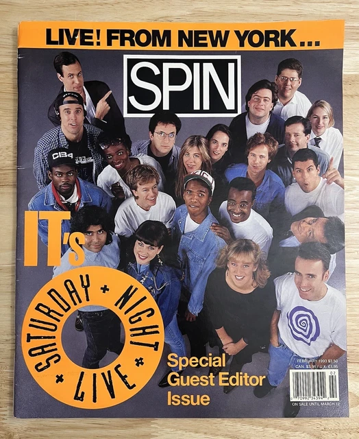 SPIN MAGAZINE 1993, SATURDAY NIGHT LIVE, ADAM SANDLER, PHIL HARTMAN ...