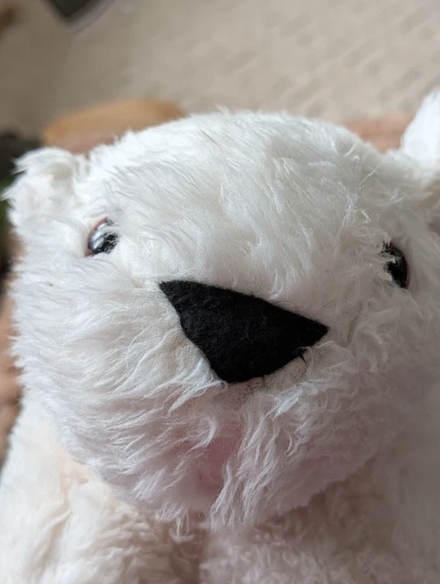 VINTAGE VERY OLD Hard Stuffed Polar Bear Possible 70s Era Retro Toy £26 ...
