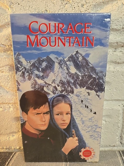 COURAGE MOUNTAIN VHS SEALED RCA Charlie Sheen Leslie Caron VTG $49.97 - PicClick CA